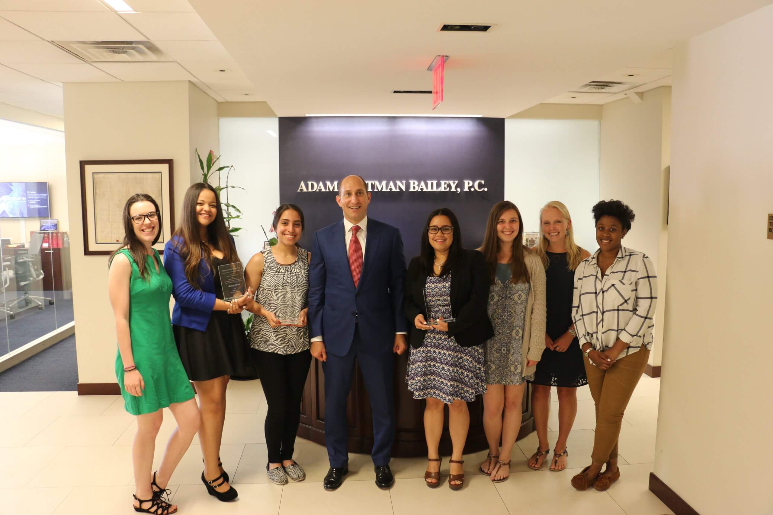 In 2016, Six Former High School Interns and Raymond 'Hap' Harrison ...